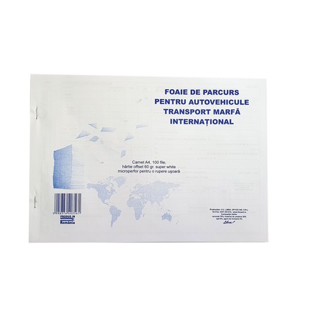 Foaie parcurs marfa international A4 carnet 100 file - eMAG.ro