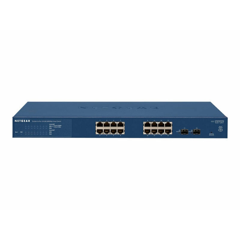 Switch NetGear GS716Tv3, 16 porturi Gigabit Smart Managed Pro si 2 ...