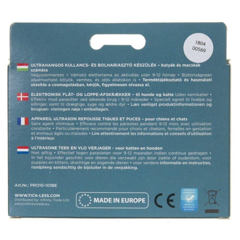 Dispozitiv ultrasunete Anti Capuse pentru caini Tickless Pet bej - eMAG.ro