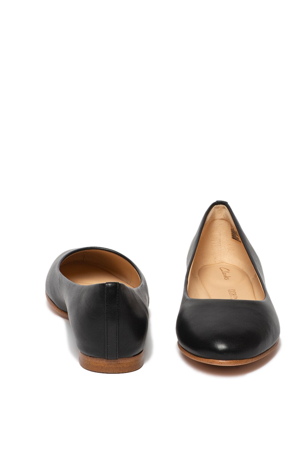 Clarks, Кожени пантофки Grace Piper, Черен, 5 - eMAG.bg