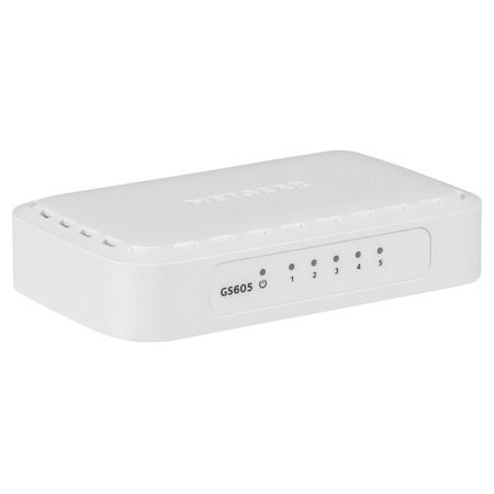 Switch NetGear GS605, 5 x 10/100/1000 Mbps Gigabit Ethernet, Desktop ...