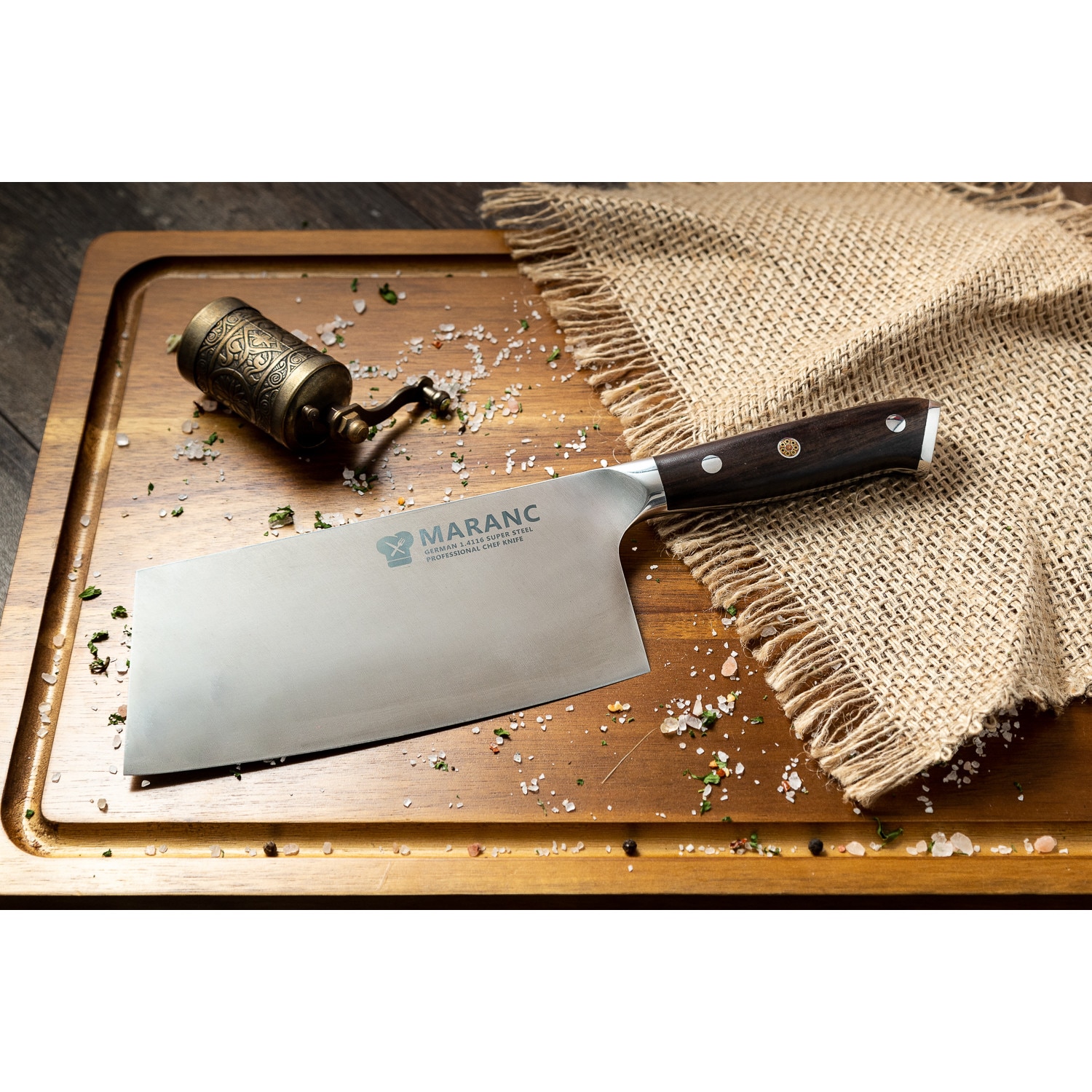 Професионален сатър Maranc, немска стомана, 20 см, M65 - eMAG.bg