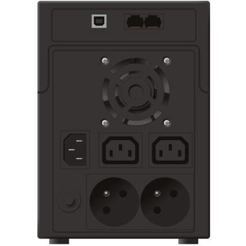 UPS PowerWalker VI 1000 LCD, 1000VA/600W, 2x Schuko, 2x IEC - eMAG.ro