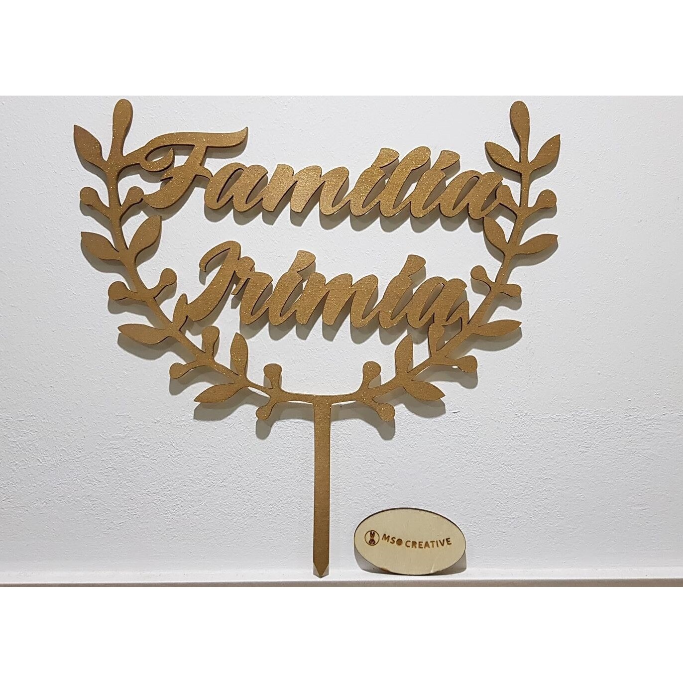 Topper cake "Familia", msocreative, personalizat,TC013 - eMAG.ro