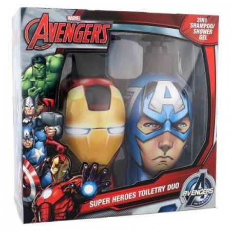 Set ingrijire par Marvel Avengers Iron Man Shampoo 300ml & Captain ...