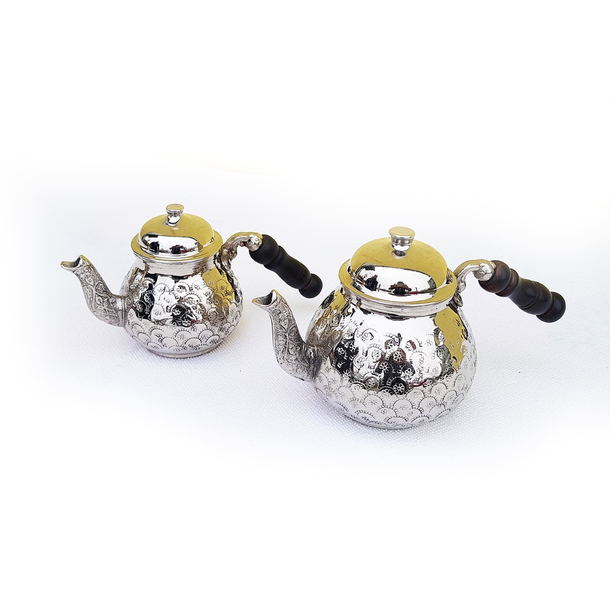 Ceainic turcesc din cupru EHA, 2 buc/set, 1000 l si 0,800 l, culoare ...