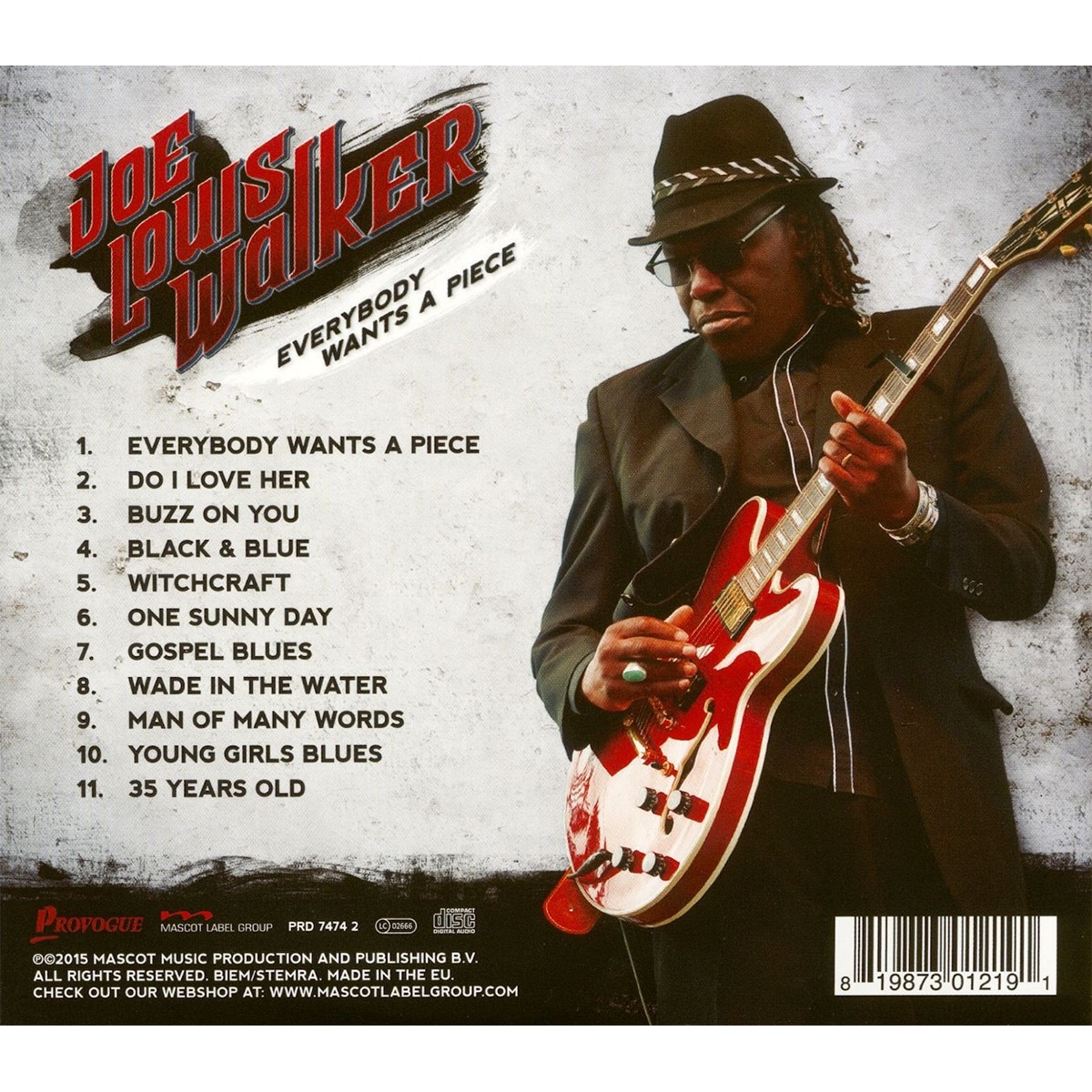 Joe Louis Walker - Everybody Wants A Piece - CD Digipack - eMAG.ro