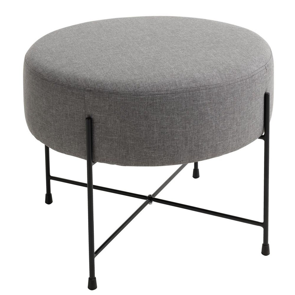 Taburet 62 gri deschis/negru modern luxury - eMAG.ro