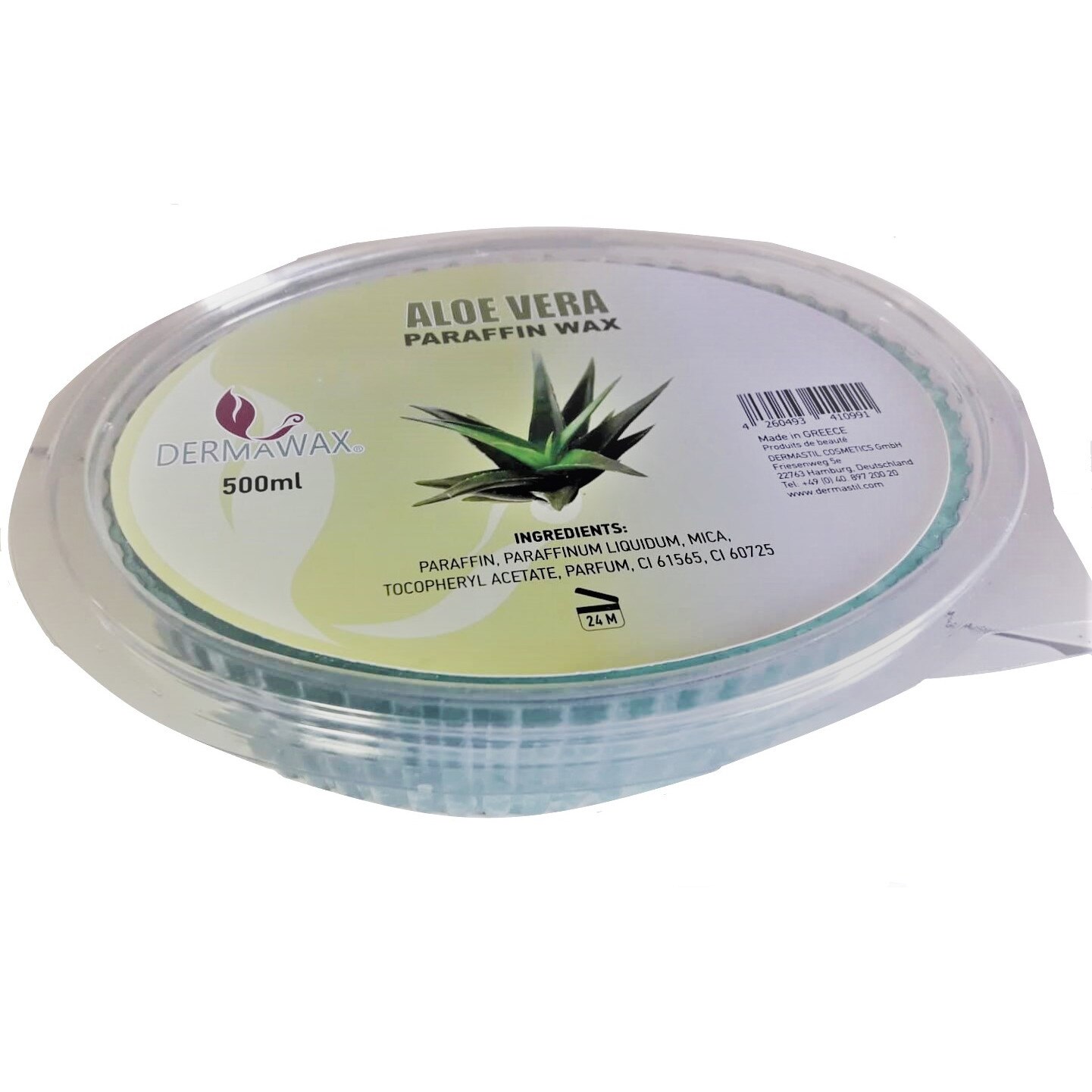 Set 2 bucati Parafina pentru maini si picioare, Dermastil, cu Aloe Vera ...