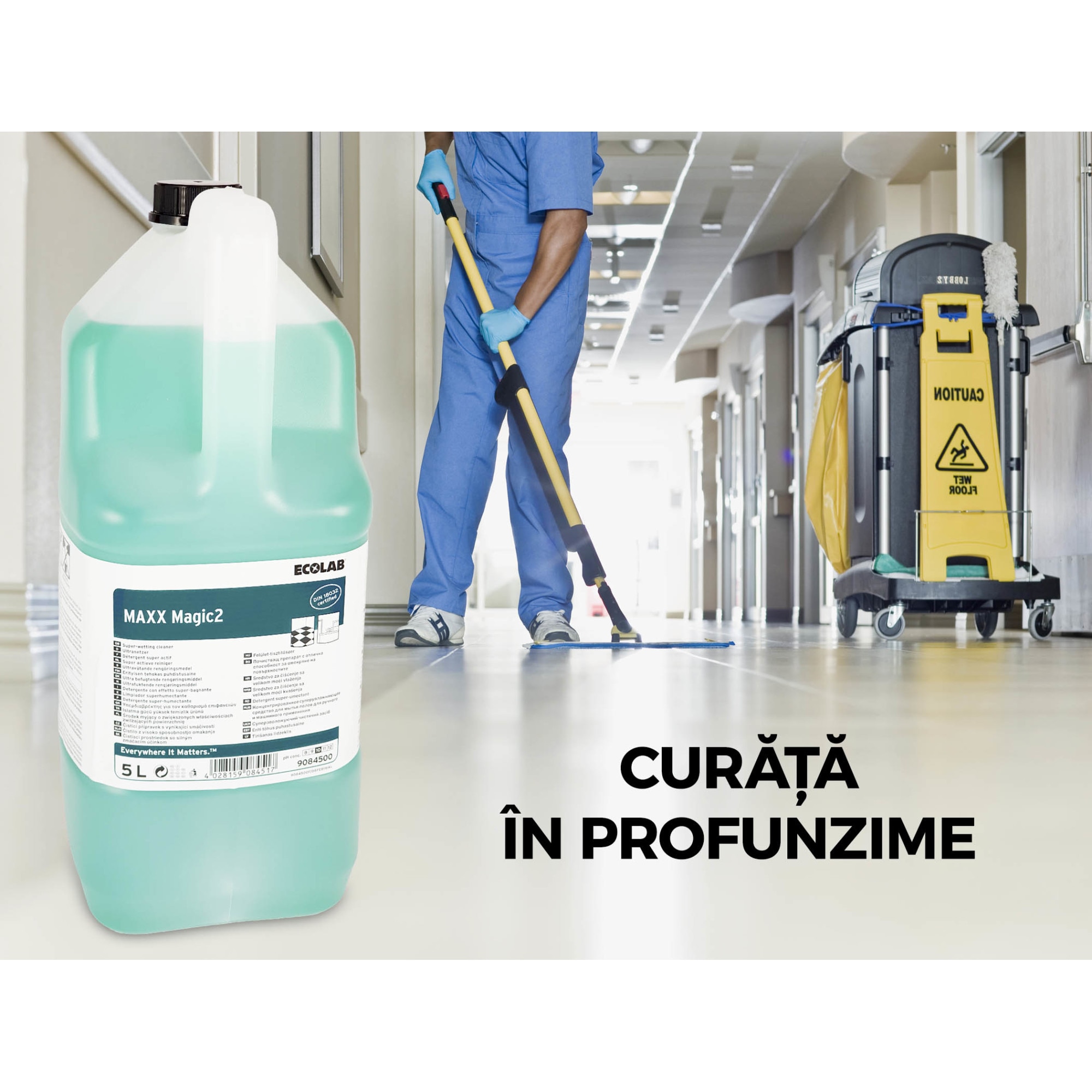 Detergent universal de curatare super umectant MAXX MAGIC2 5L Ecolab ...