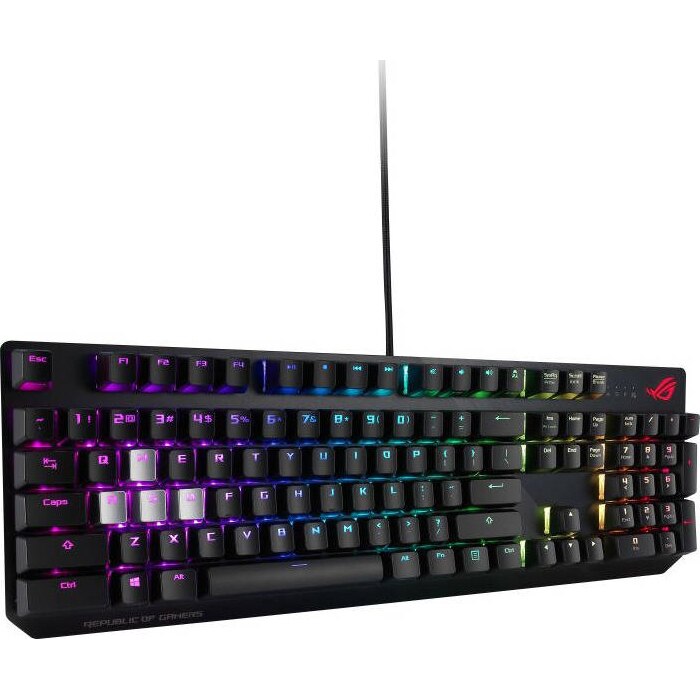 Клавиатура Gaming ASUS ROG Strix Scope, Aura Sync RGB подсветка, Switch ...