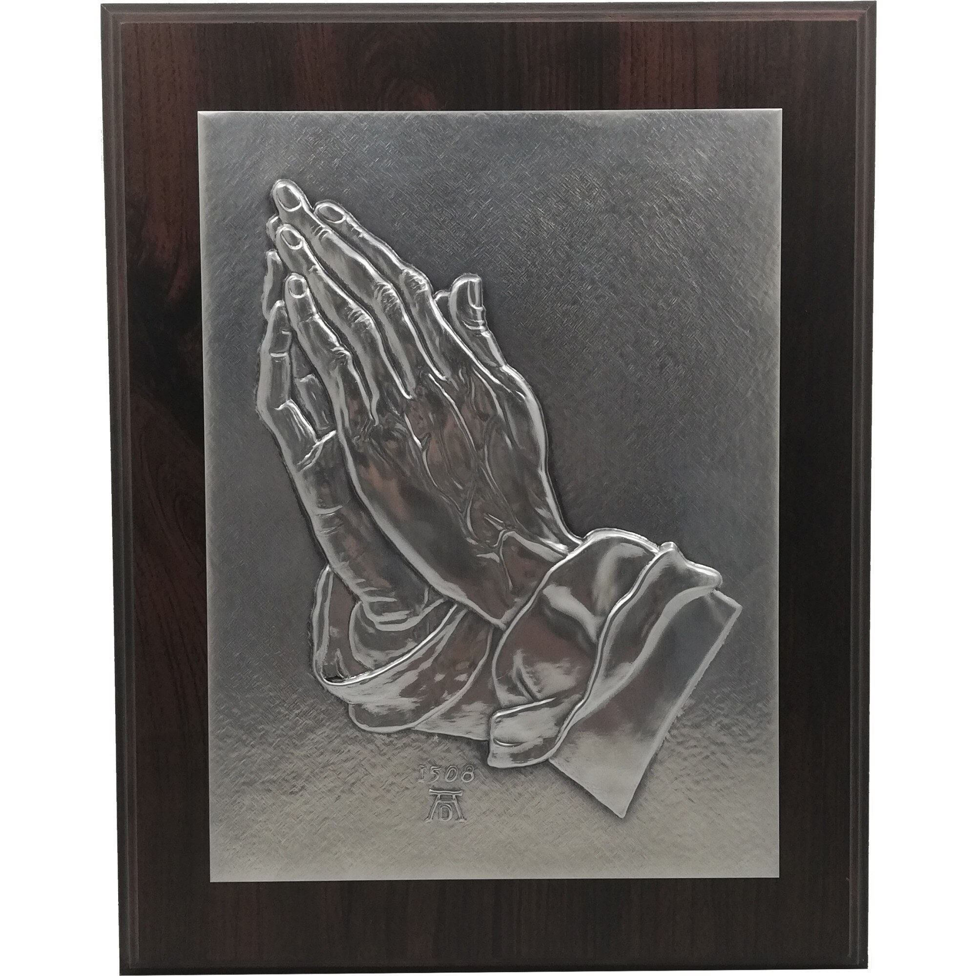 Placheta Personalizabila Maini in Rugaciune in Relief - eMAG.ro