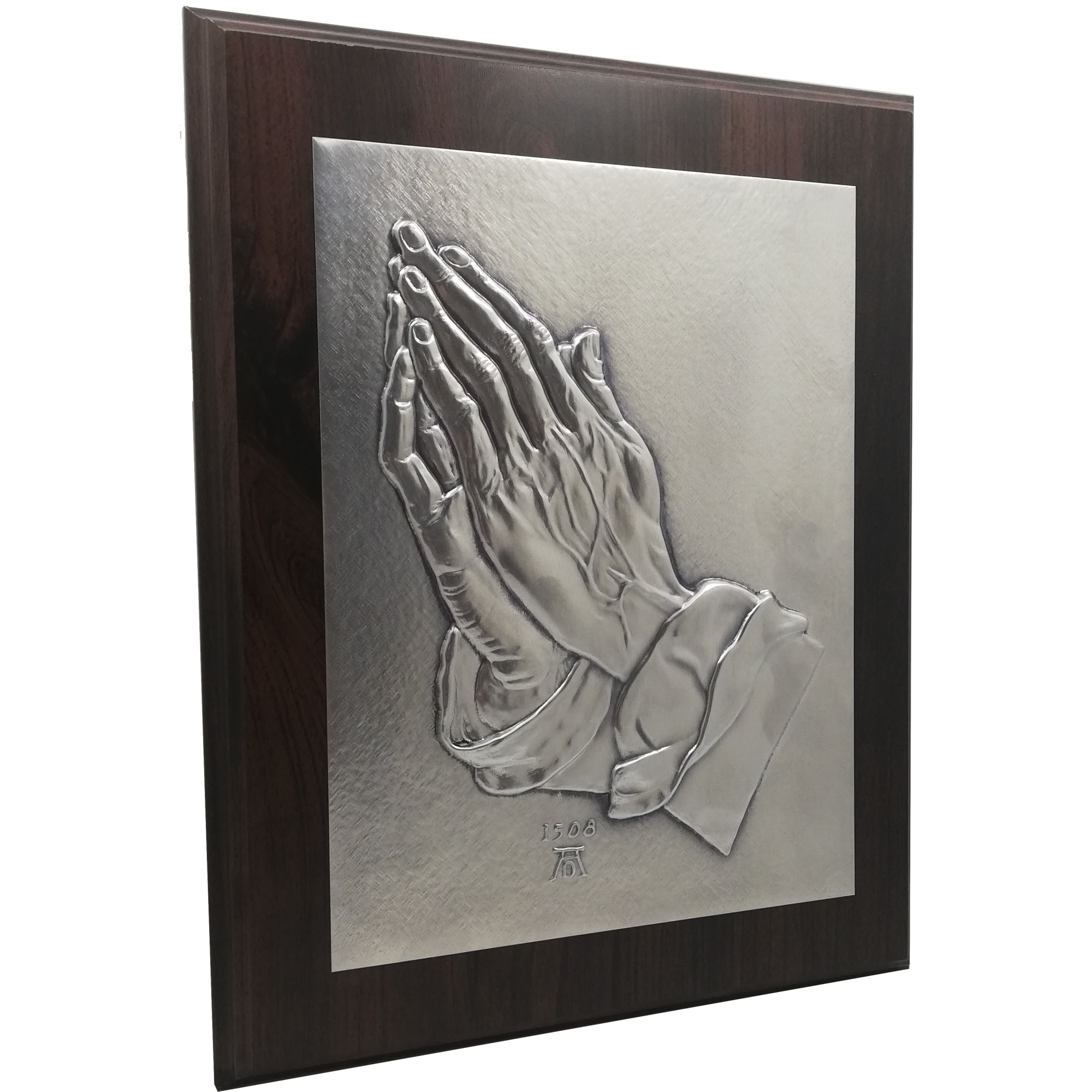 Placheta Personalizabila Maini in Rugaciune in Relief - eMAG.ro