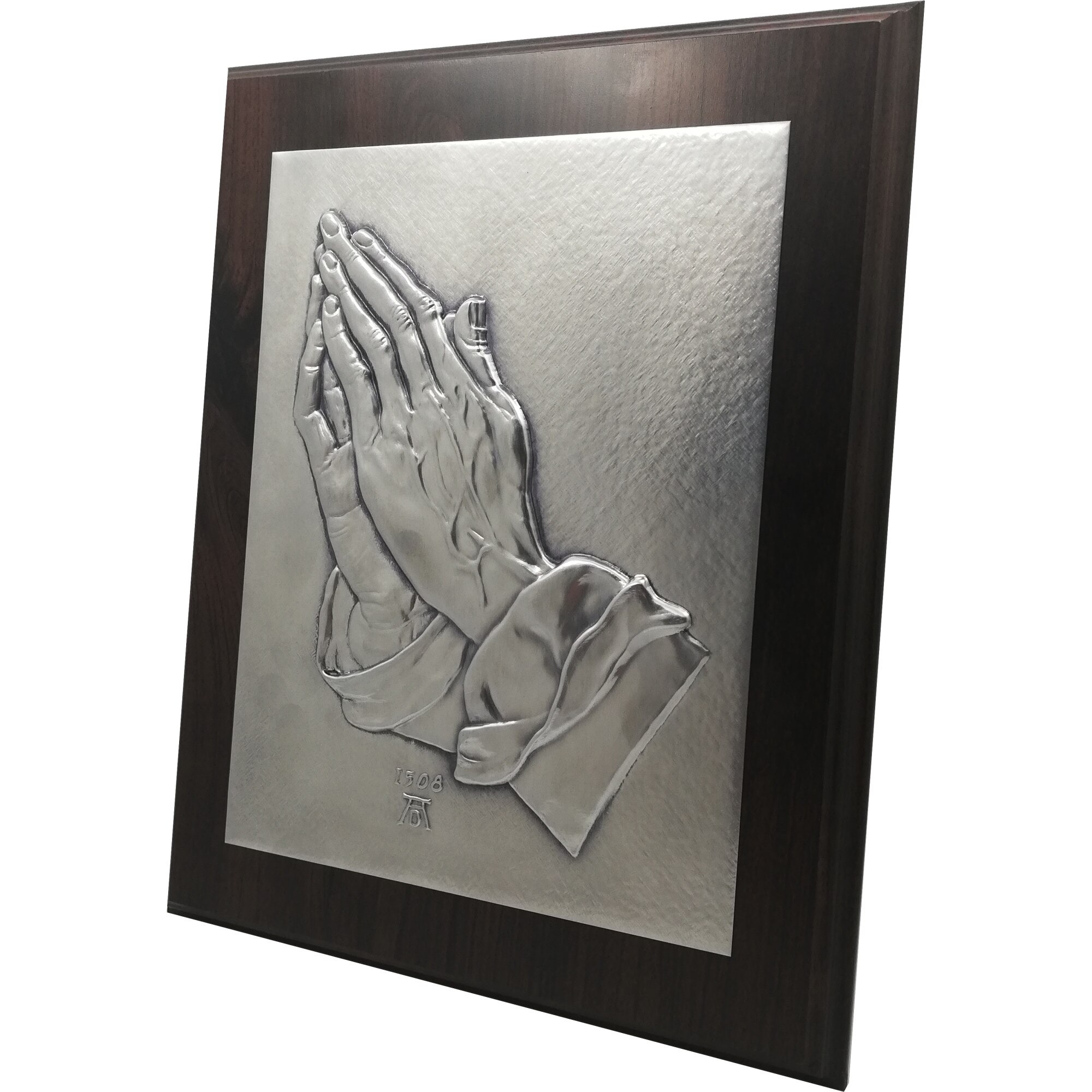 Placheta Personalizabila Maini in Rugaciune in Relief - eMAG.ro