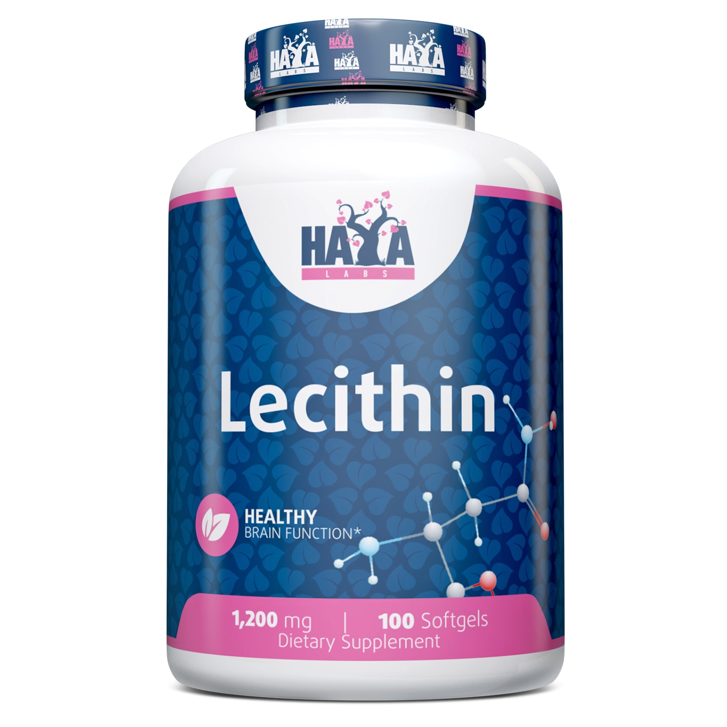 Supliment nutritiv Lecitina 1 1200mg, HAYA LABS, 100 capsule - eMAG.ro