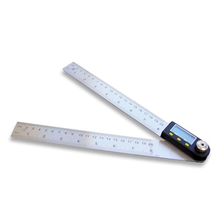 Raportor digital 360°, Inox, 200 mm, Argintiu - eMAG.ro