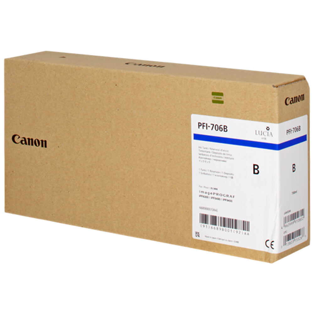 Tintapatron PFI-706B kék Canon 700ml - eMAG.hu