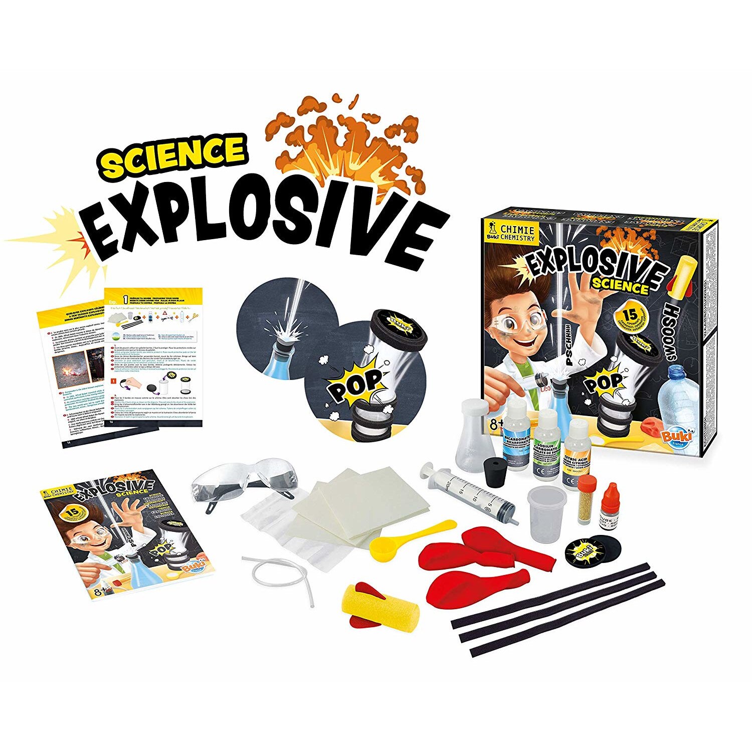 Joc Buki France Educativ Experimente pentru copii explozivi stiintifici ...
