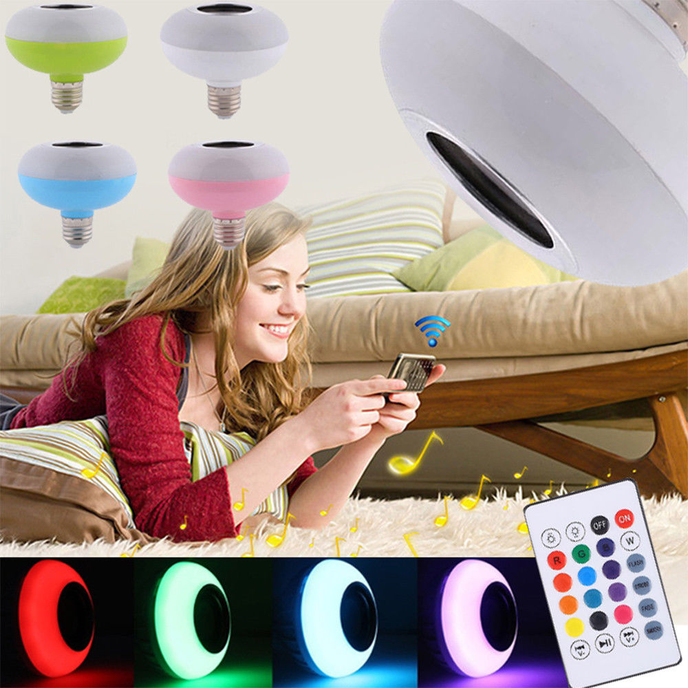 Boxa Portabila Bluetooth design Bec RGB 16 culori cu Telecomanda si ...