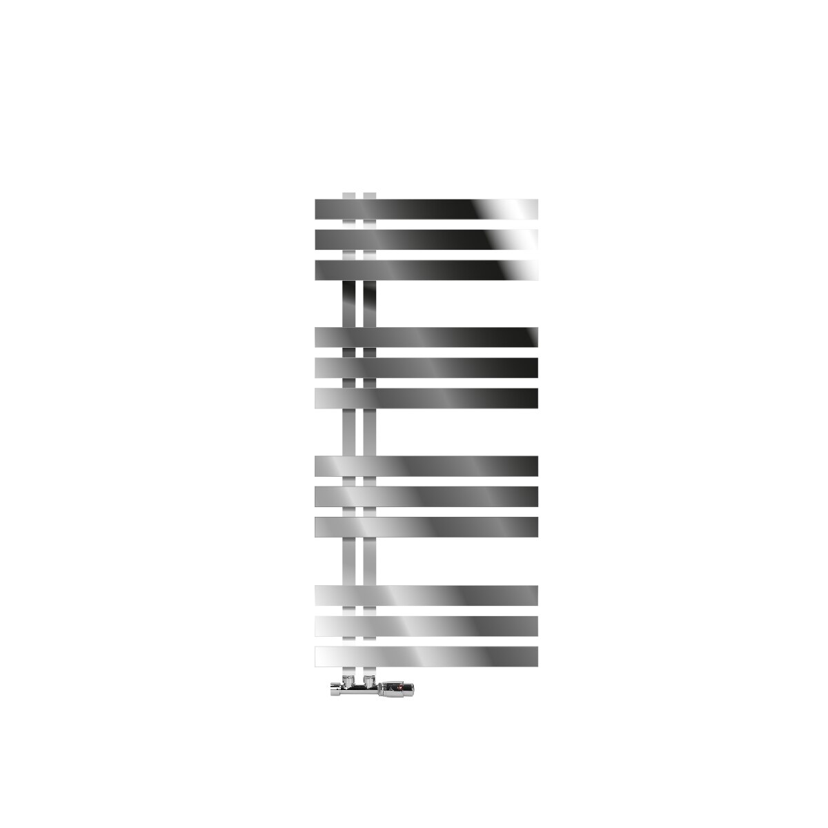 Radiator (calorifer) baie, ECD Germany, model Iron EM, crom, 500 x 1000 ...