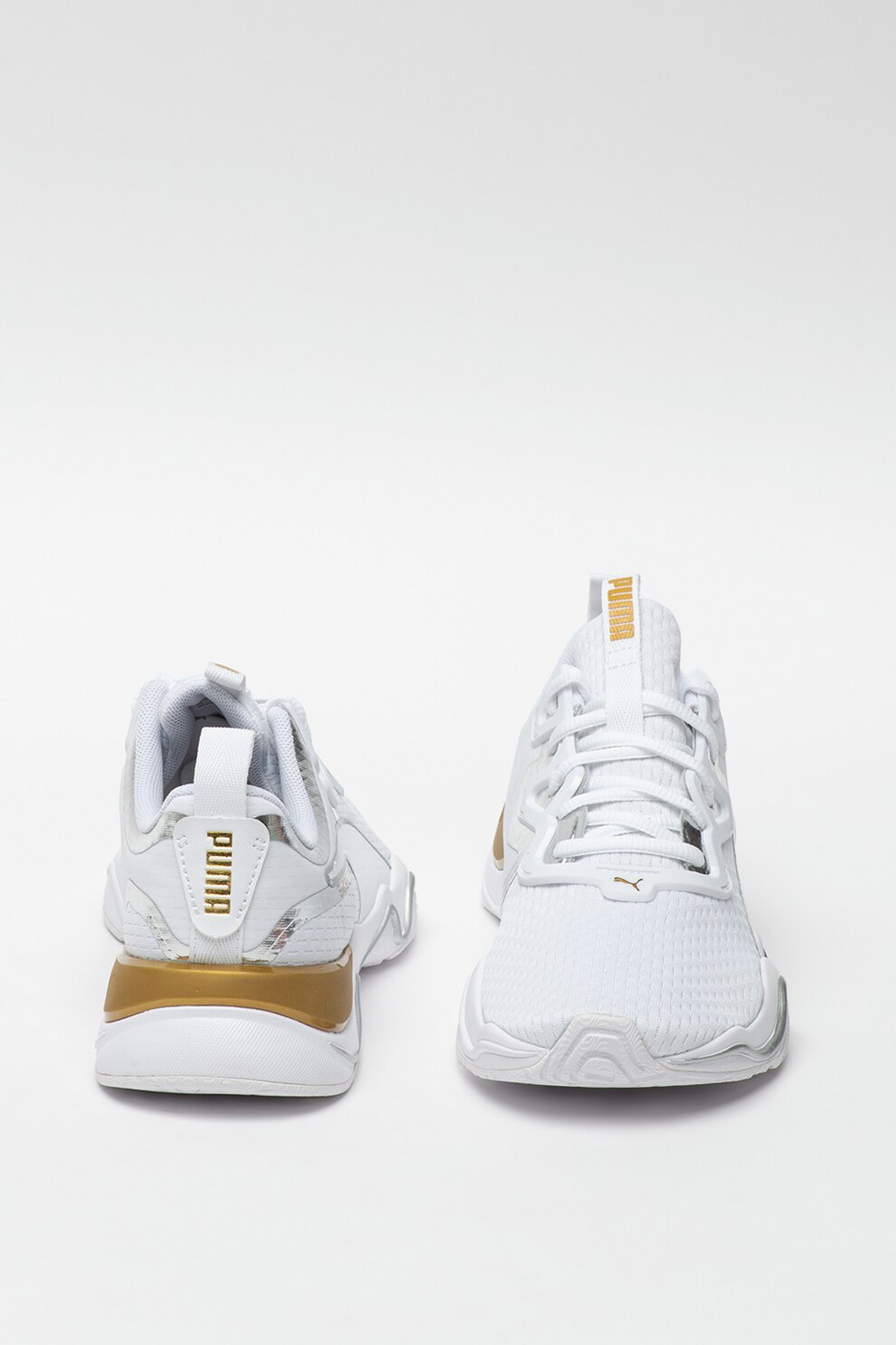 Puma, Тренировъчни обувки Zone XT Metal, Бял, 3 - eMAG.bg
