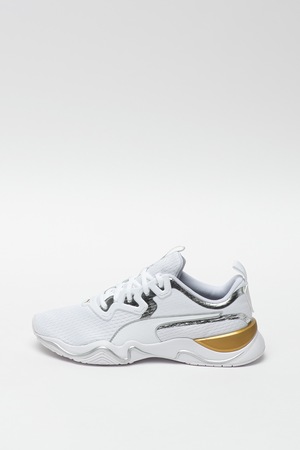 Puma, Тренировъчни обувки Zone XT Metal, Бял, 3 - eMAG.bg
