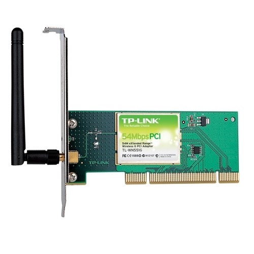 Placa de retea wireless TP-LINK TL-WN551G, PCI - eMAG.ro