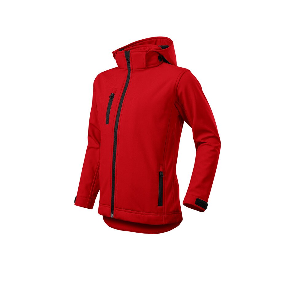Jacheta Malfini softshell cu membrana in trei straturi copii rosie ...