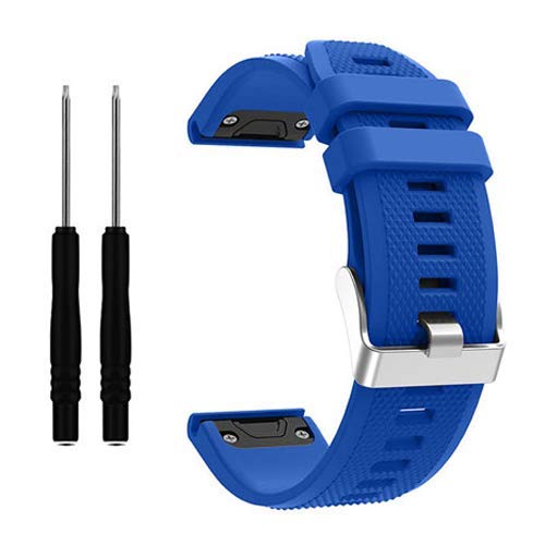 Curea ceas Smartwatch universala, 22 mm Silicon iMK Ultra Quality Blue ...