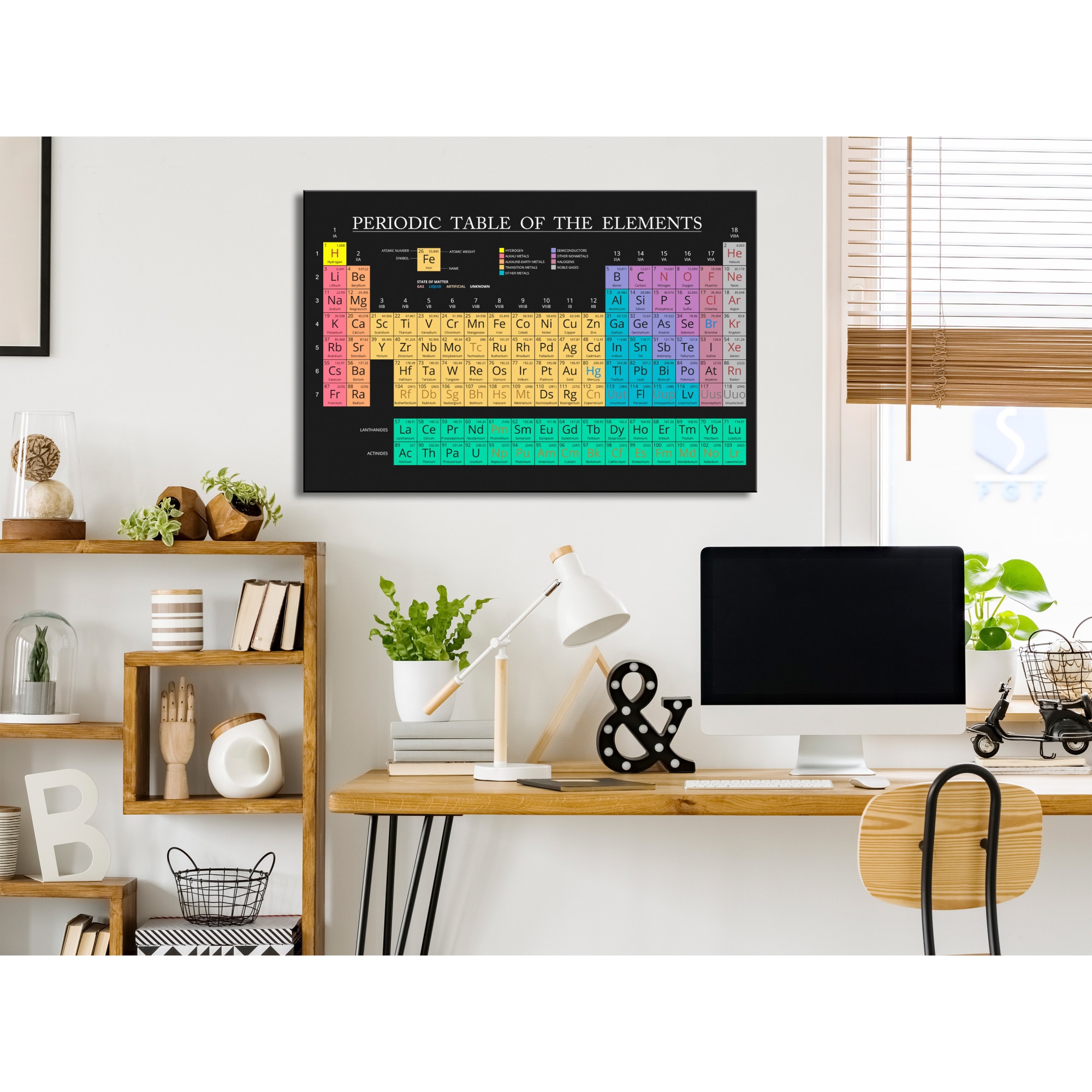 Tablou canvas - Masa lui Mendeleev - 120 x 80 cm - eMAG.ro