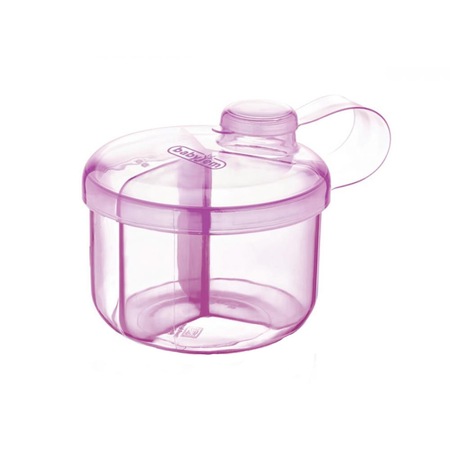 Recipient BabyJem pentru lapte praf cu 3 compartimente Practic Pink 300 ml - eMAG.ro