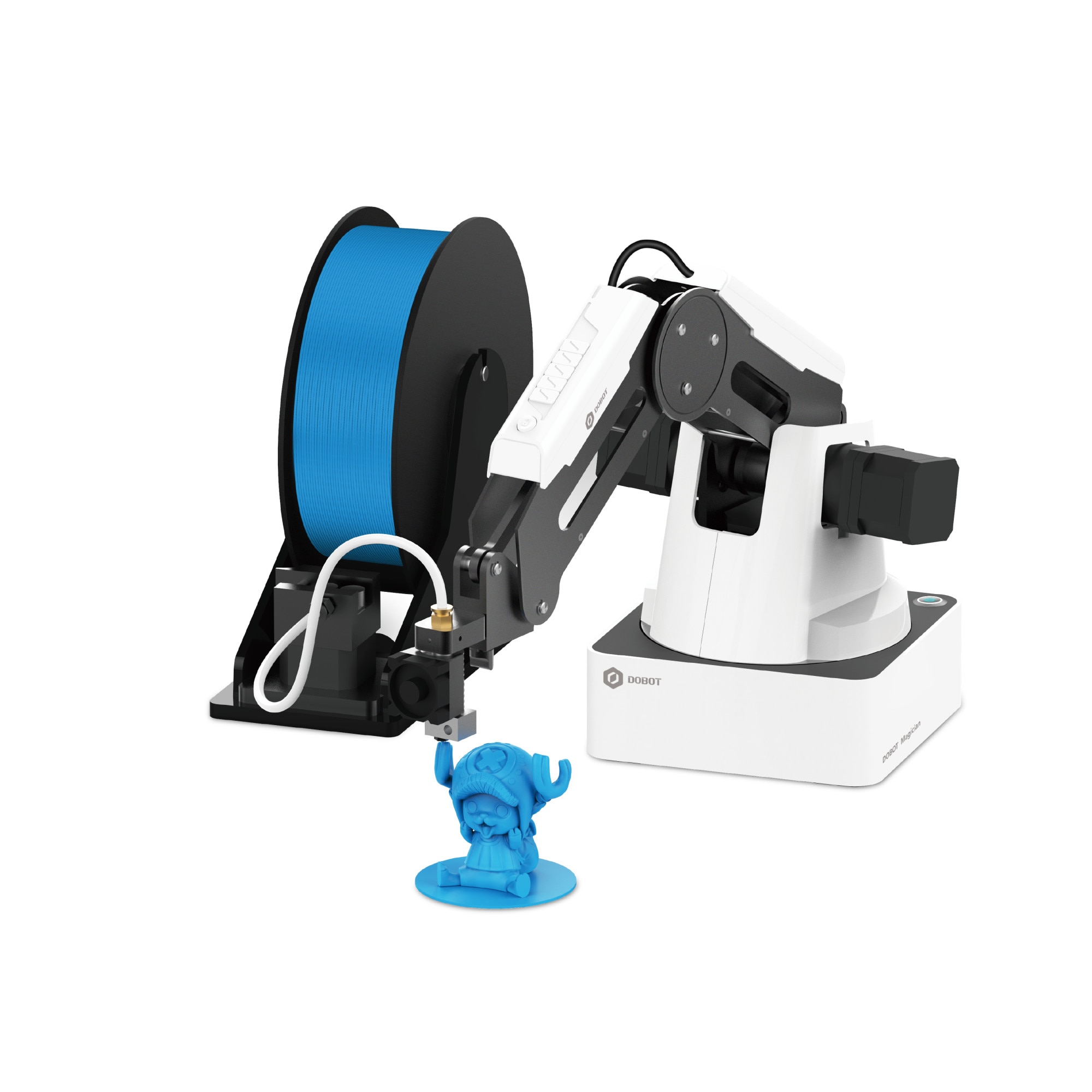 Brat robotic Dobot Magician, Wi-Fi, Imprimare 3D, Gravare laser, Alb ...