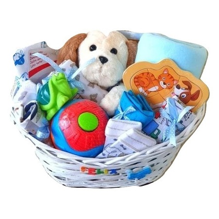 Cos Cadou Bebelus Fericit, 22 Piese - eMAG.ro