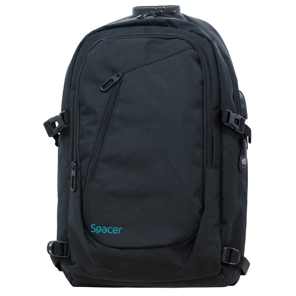 Rucsac laptop Spacer Duke, Negru - eMAG.ro