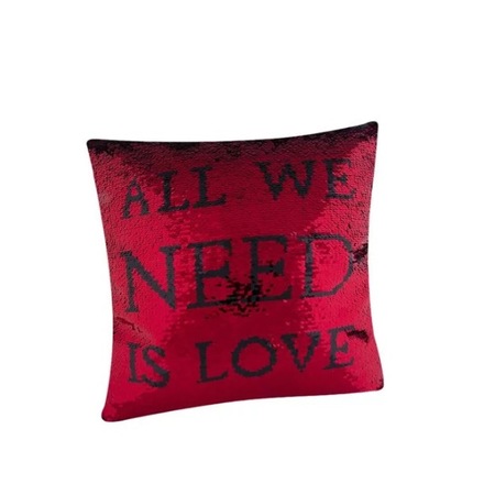 Perna cadou cu mesaj de dragoste tip Valentine Day, cu paiete ...