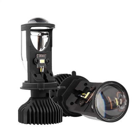 Set de 2 becuri led auto cu proiector si canbus integrat Xentech Light ...
