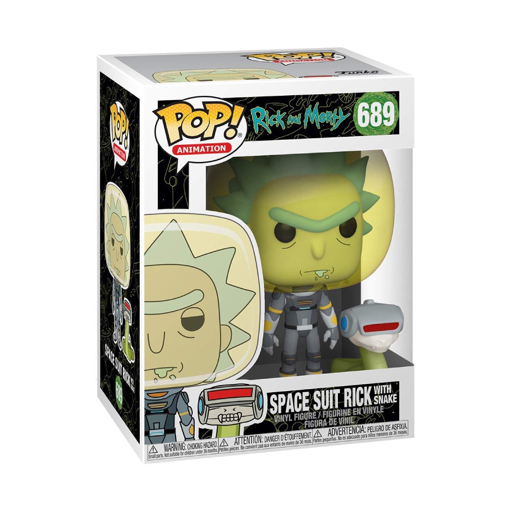 Figurina Funko Pop Rick and Morty Rick in Costum Spatial si Sarpe - eMAG.ro