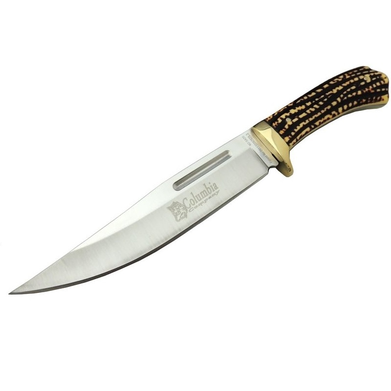 Cutit de vanatoare tip baioneta cu teaca de protectie, Knife100 - eMAG.ro