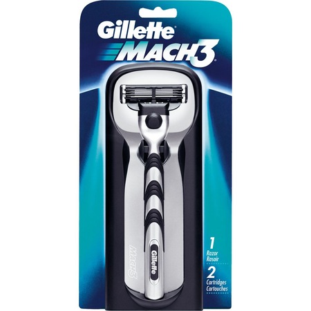 Aparat de ras Gillette Mach3 cu 2 rezerve - eMAG.ro
