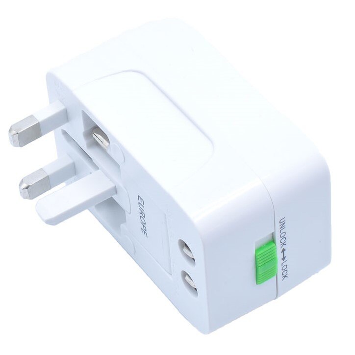 Adaptor priza universal cu 2 prize USB - eMAG.ro