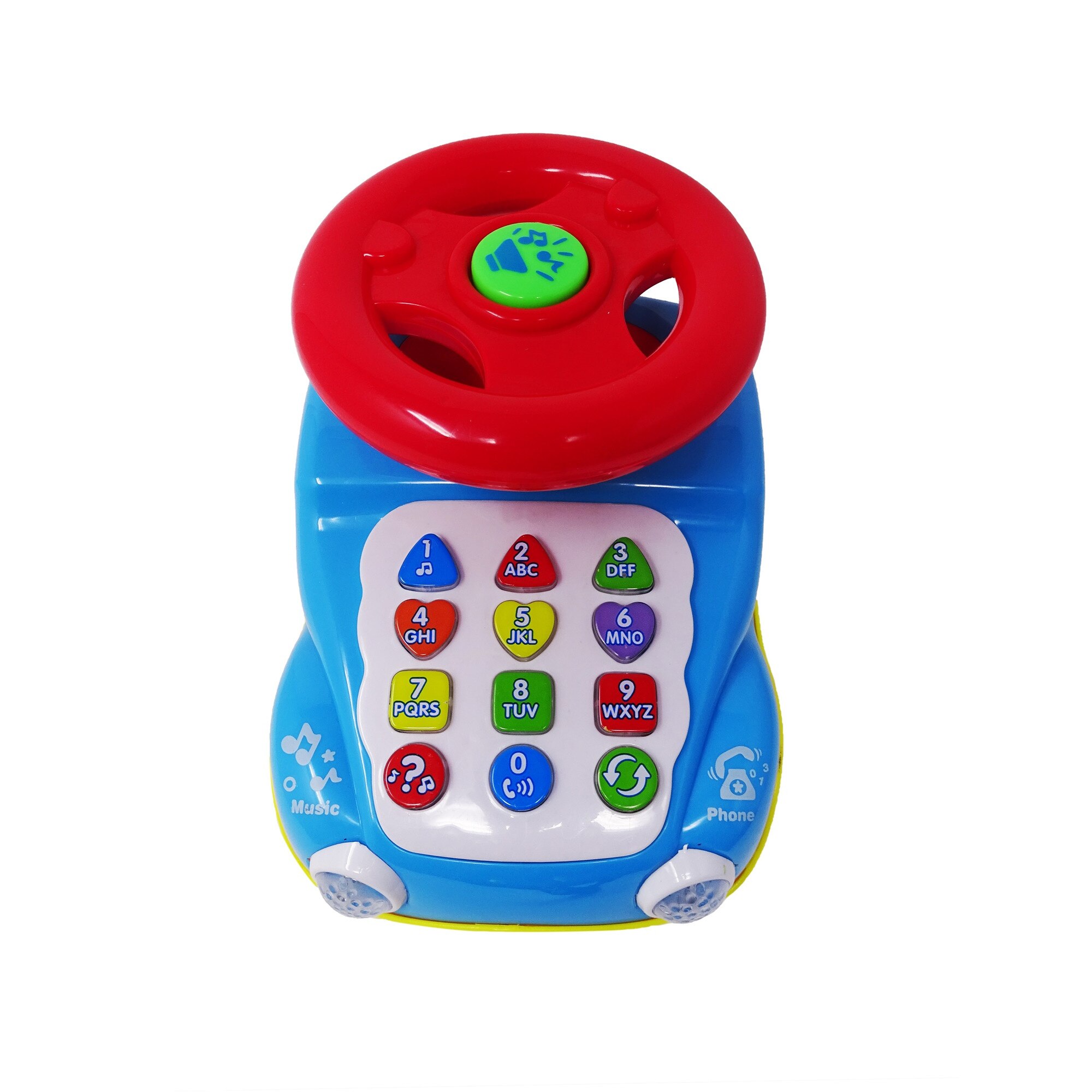 Jucarie Masinuta Volan pentru Copii, cu Lumini si Sunete, Albastru ...