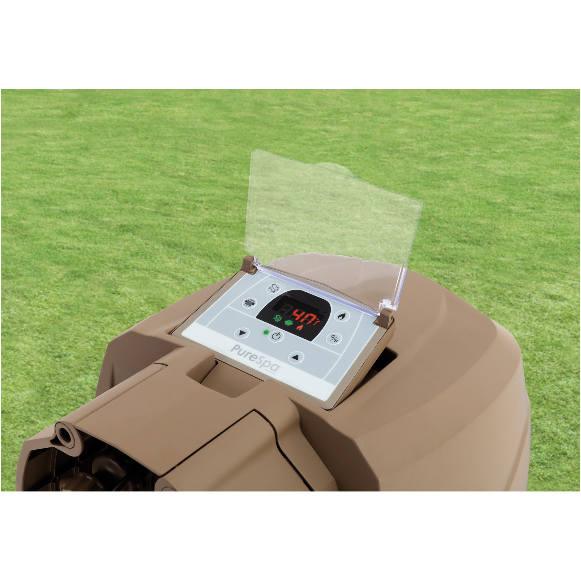 Jacuzzi gonflabil PureSpa Deluxe Bubble Intex 28428EX, 216x216xH71cm ...