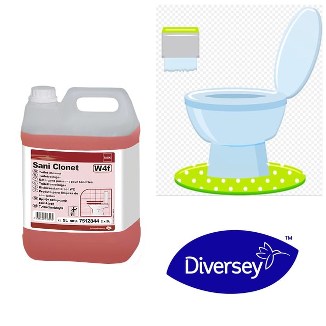 Detergent detartrant profesional pentru grupuri sanitare, Taski Sani ...