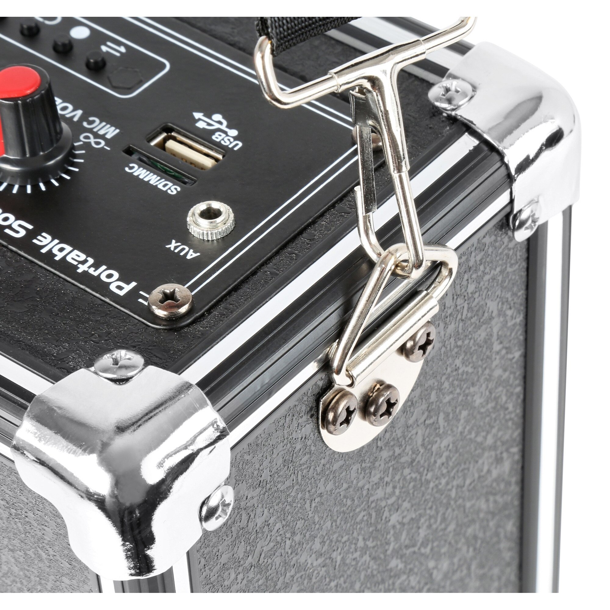 Boxa portabila cu microfon, 6.5", 40W, Bluetooth/USB/SD, Fenton ST040 ...