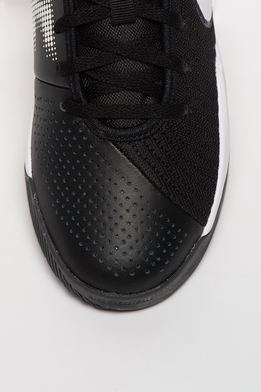 Nike, Pantofi cu logo brodat, pentru baschet Team Hustle - eMAG.ro