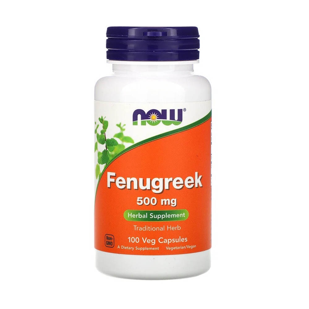 Fenugreek (Schinduf), 500mg, Now Foods, 100 capsule - eMAG.ro