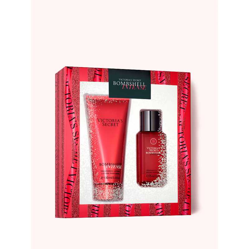 Set cadou Victoria Secret, Bombshell Intense Gift Set, Spray corp 75 ml ...