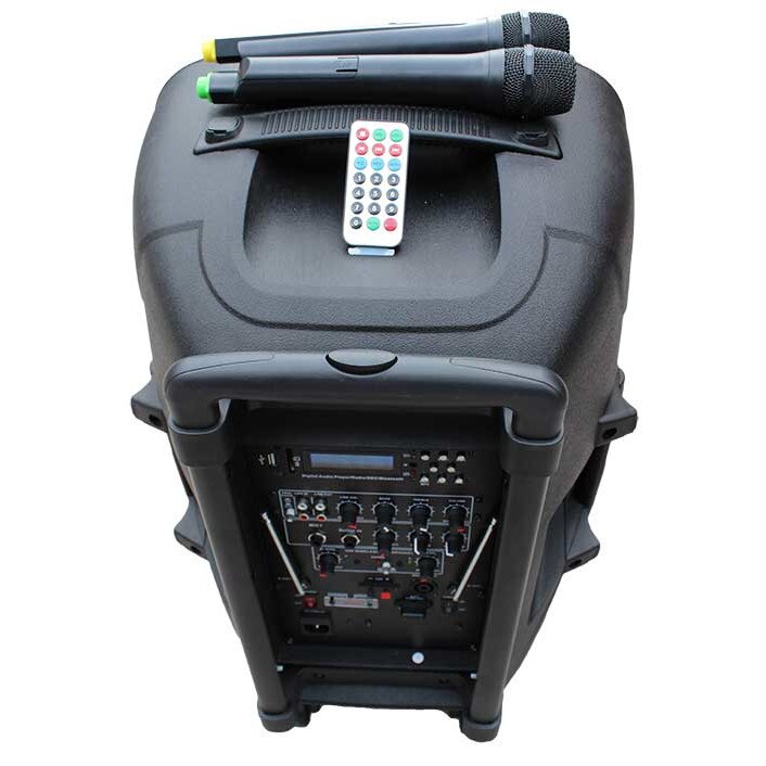 Boxa Audio din Material ABS, Alien cu difuzor de 15 inch, 2 Microfoane ...