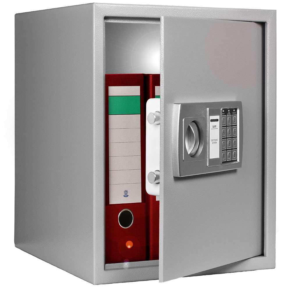 Seif Office/inchidere electronica +cheie/documente si valori, 35x40x40 ...