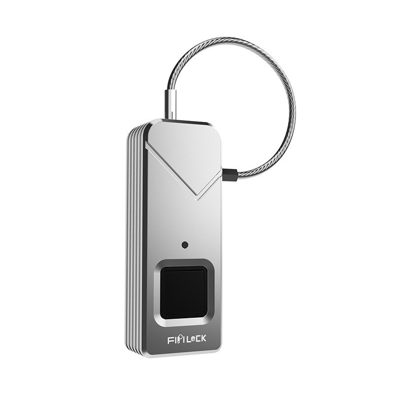 Lacat Inteligent Mini AIX cu senzor de amprenta, 10 amprente model, 300 ...